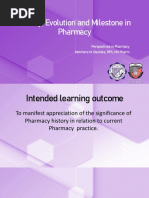 Timeline, History of Pharmacy | PDF | Pharmacy | Medicine