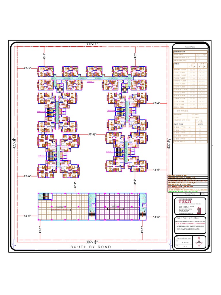 Typical Floor Plan | PDF | Buildings And Structures