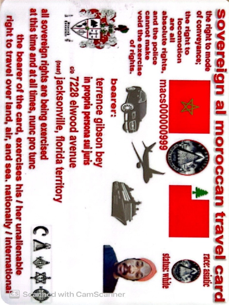 Notice of rights to travel | PDF