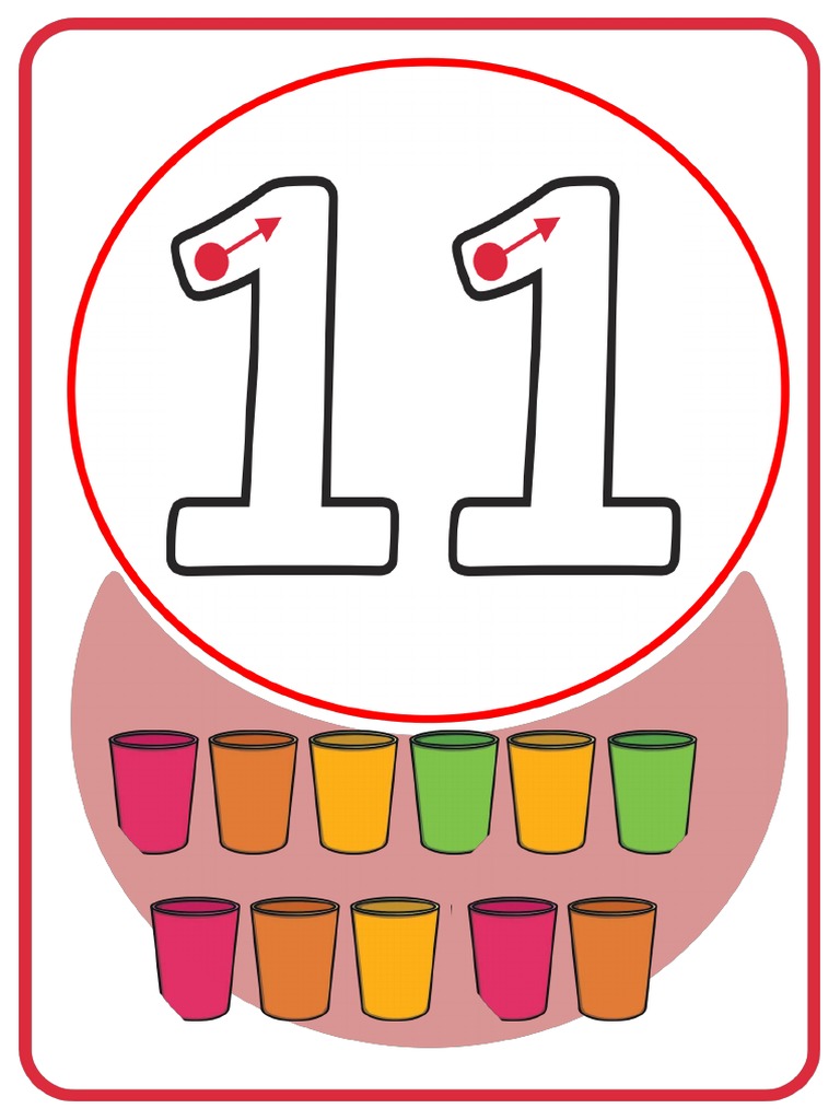 Números Del 11-20 PDF | PDF