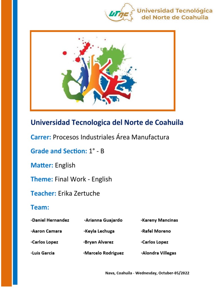 Final Work-English | PDF