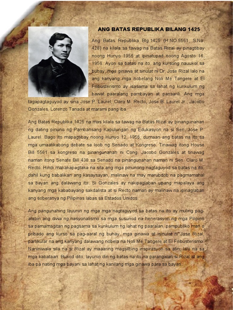 Ang Batas Republika BLG | PDF