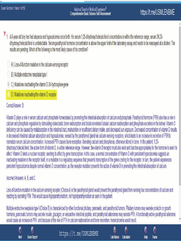 NBME 25 BLOCK 1-4 (Answers Version) | PDF NBME 25 BLOCK 1-4 (Answers Version) | PDF
