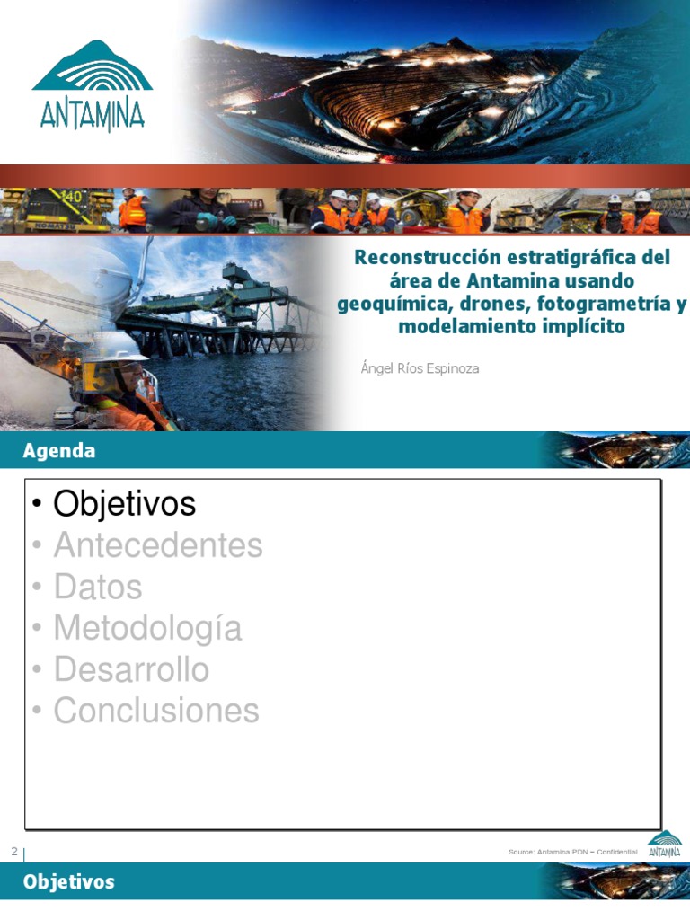 Estratigrafía de Antamina: Geoquímica y Drones | PDF | Geología ...