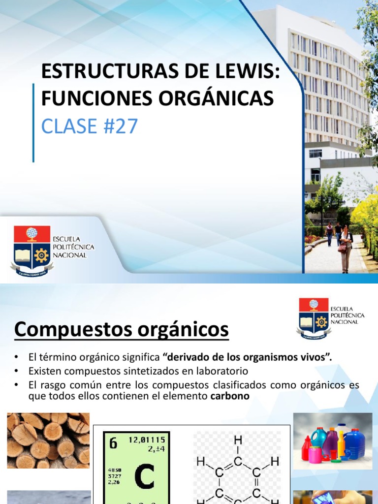 27 Lewis Orgánicos | PDF | Ester | Alcano