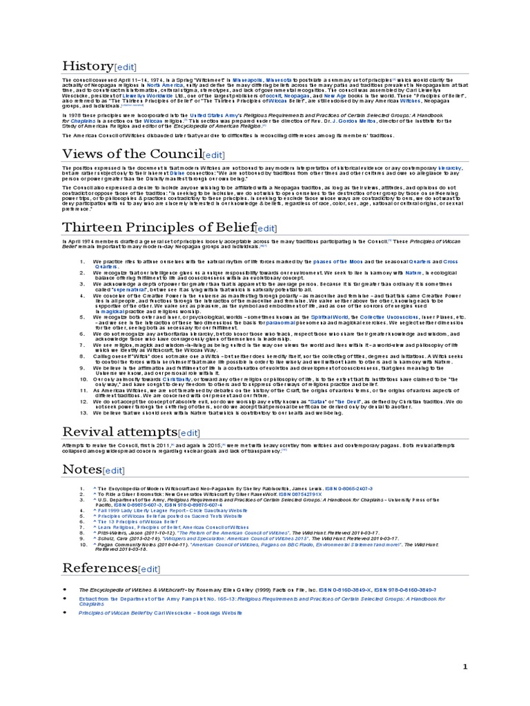 The Witches Council of 1973-1974 (To Accompany To Celtic Norse Ministry ...