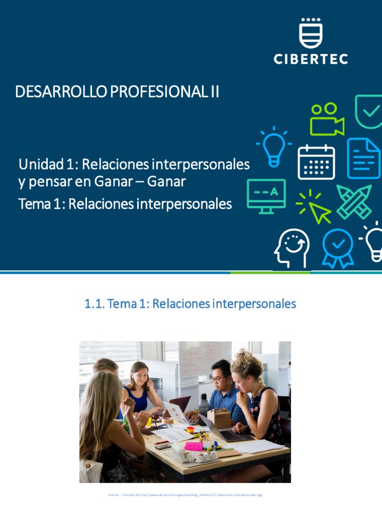 Tema 1 Relaciones Interpersonales | PDF | Comunicación | Relaciones interpersonales