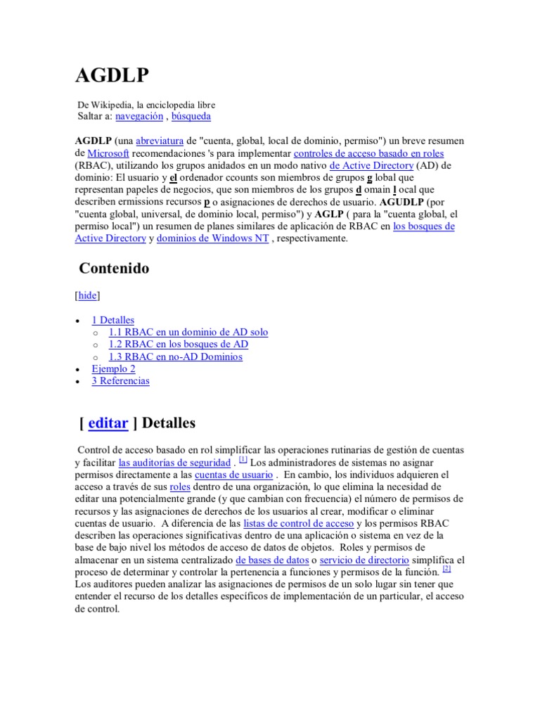 AGDLP | PDF | Directorio Activo | Política de grupo