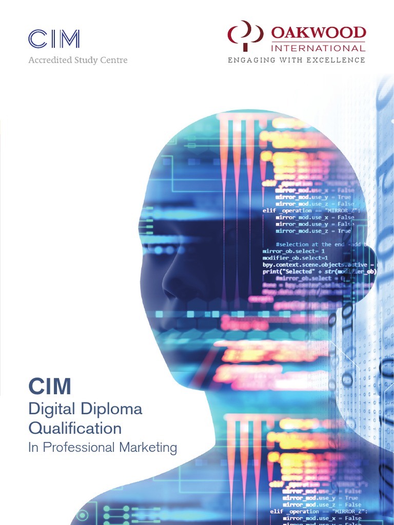 Cim Level 6 Digital Diploma in Professional Marketing | PDF | Academic ...