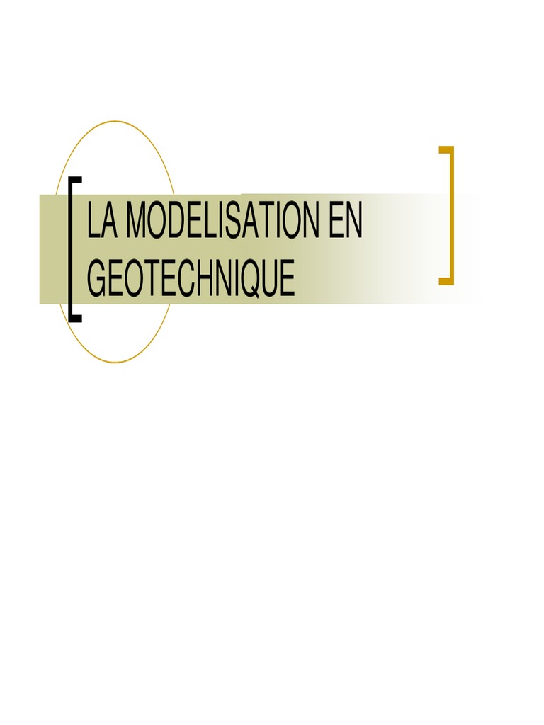 La Modelisation en Géotechnique | PDF | Méthode des éléments finis ...
