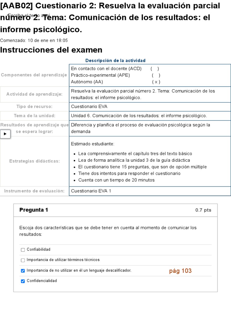 Examen - (AAB02) Cuestionario 2 - Resuelva La Evaluación Parcial Número ... Examen - (AAB02) Cuestionario 2 - Resuelva La Evaluación Parcial Número ...