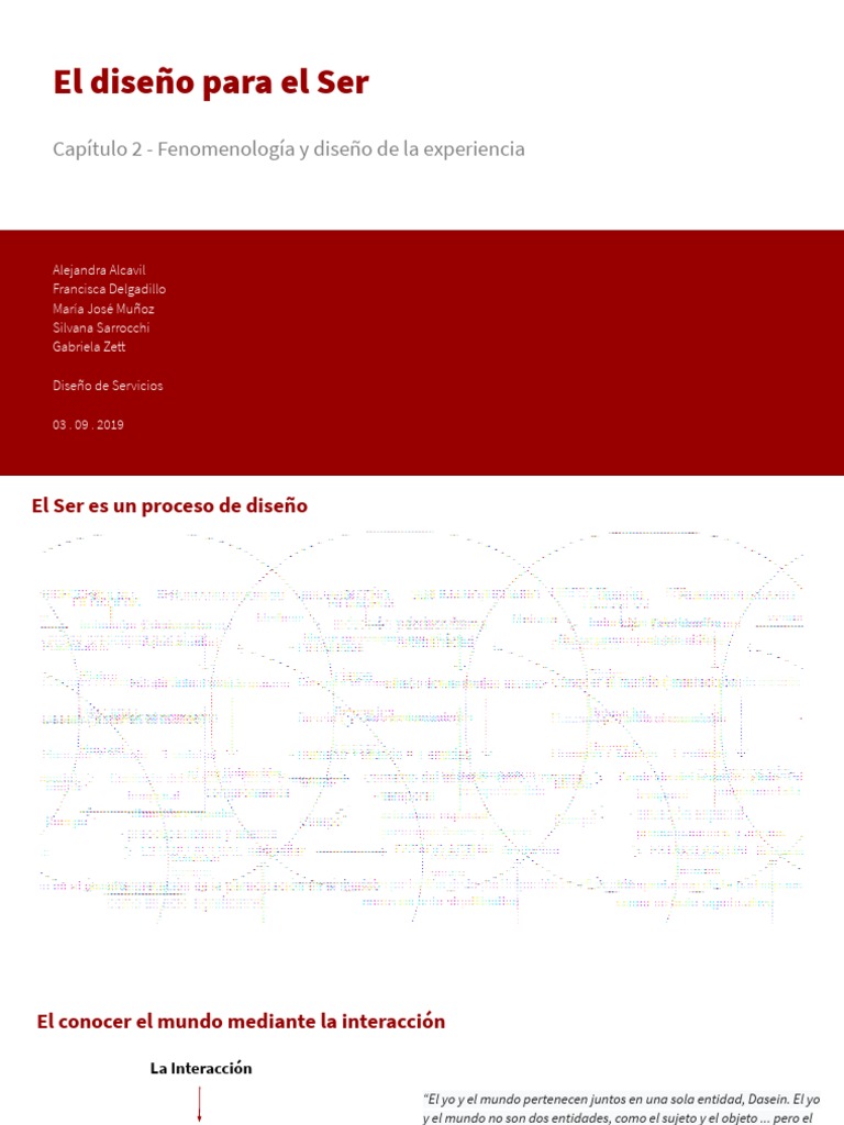 Design For Desein Presentación | PDF | Martin Heidegger | Experiencia