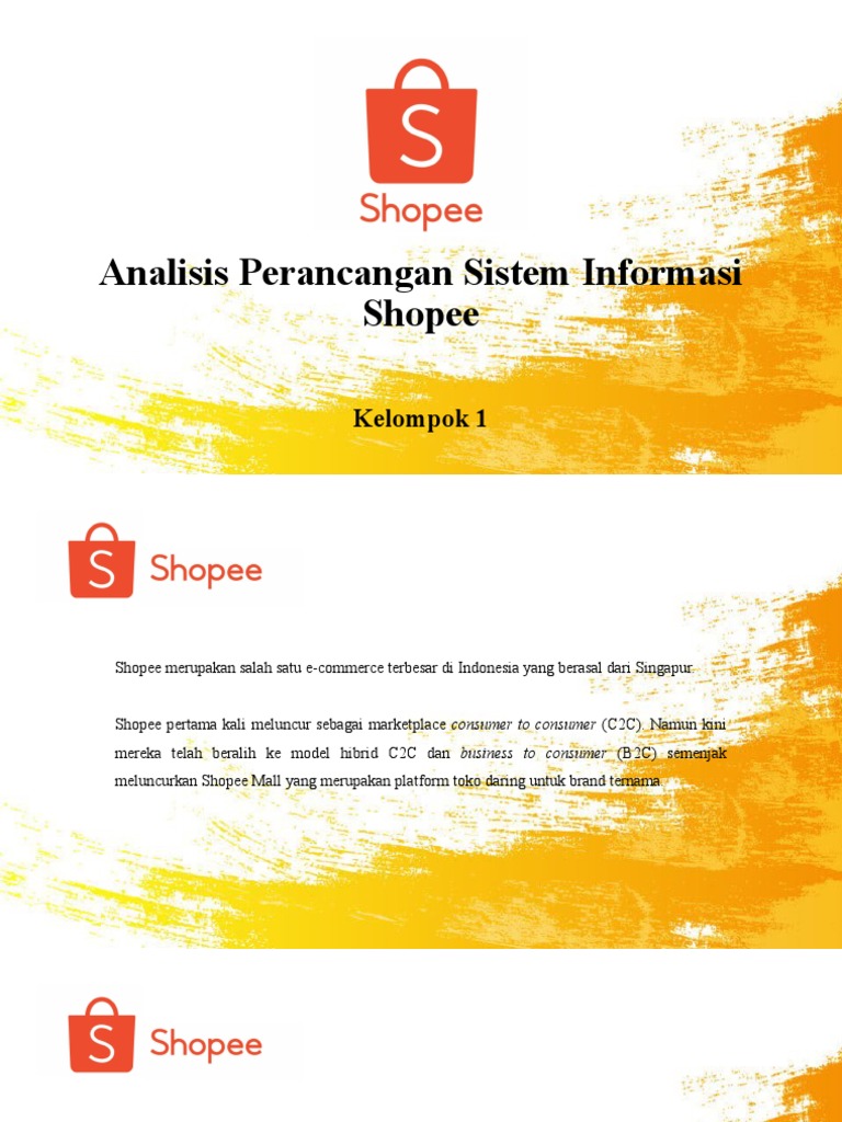 Analisis Sistem Informasi Shopee | PDF | Bisnis