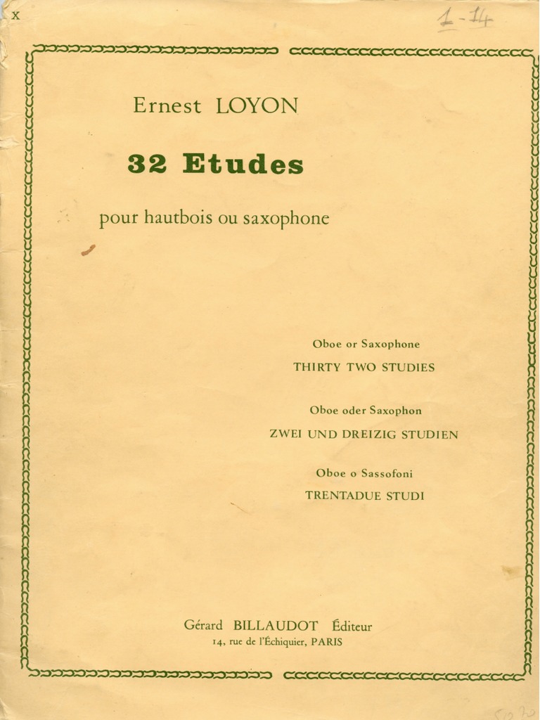 Loyon 32 ETUDES | PDF