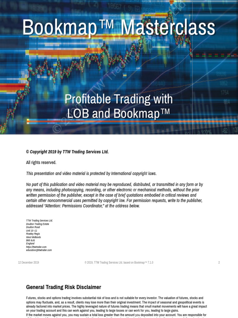 Bookmap Masterclass | PDF | Order (Exchange) | Futures Contract