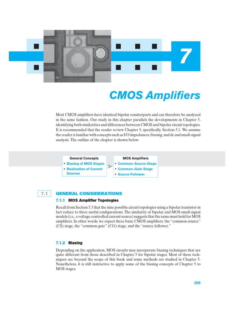 CMOS Amplifiers-2 | PDF | Mosfet | Amplifier