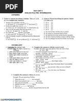 Unit 2 English For Tourism 1 | PDF