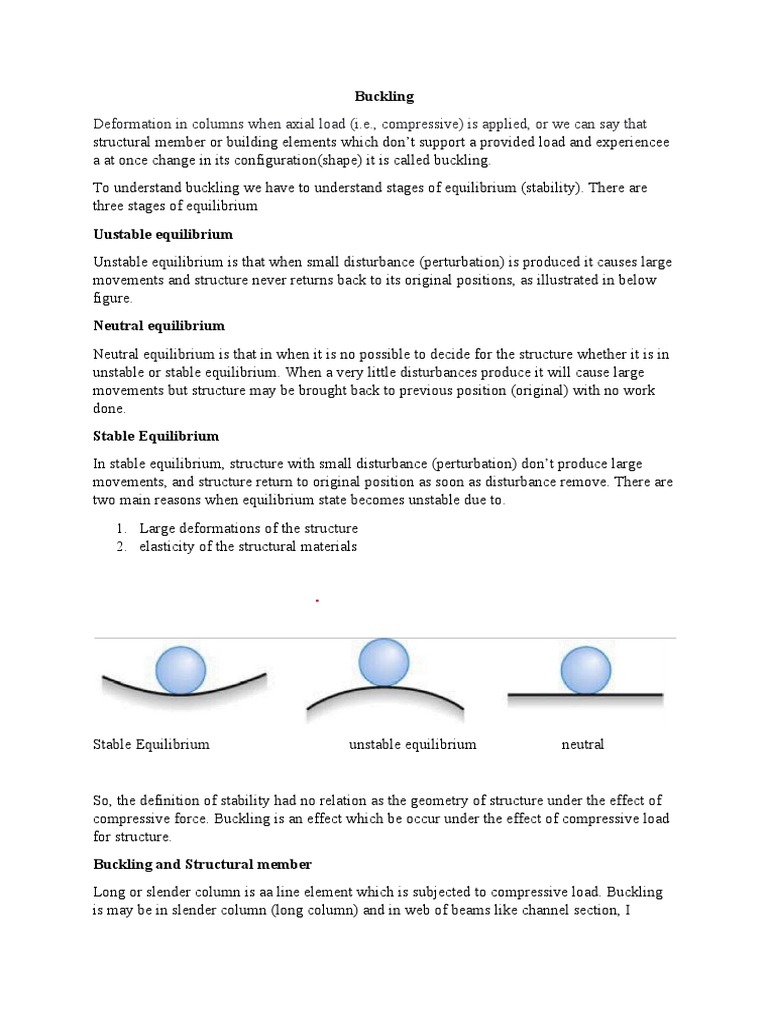 Buckling | PDF | Buckling | Beam (Structure)