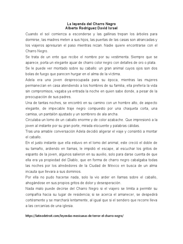 La Leyenda Del Charro Negro | PDF