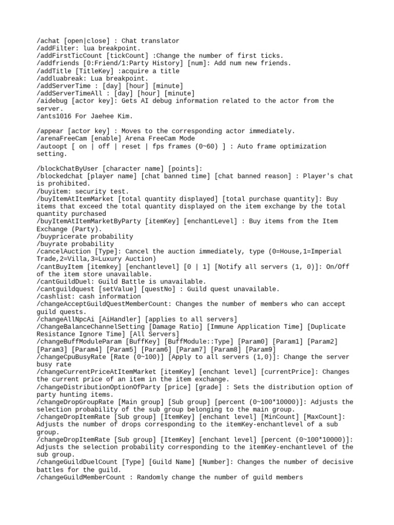 Nova Admin Commands Overview | PDF