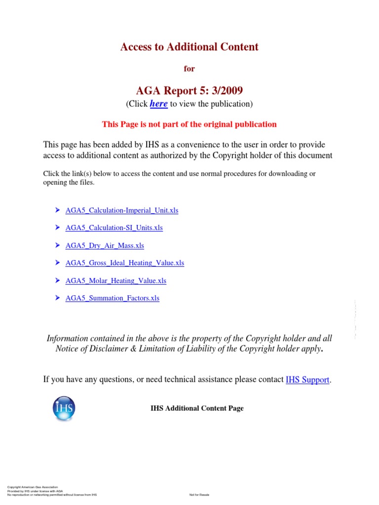 AGA Report 5-Natural Gas Energy Measurement | Download Free PDF | Calorie | Combustion
