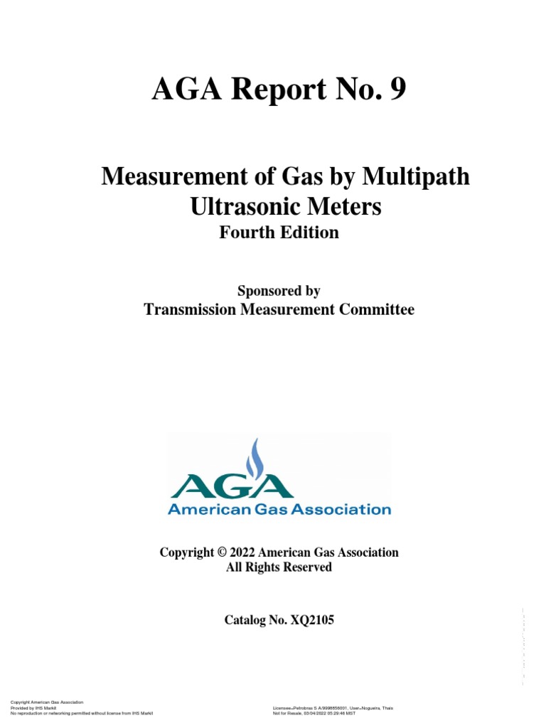 Aga Report 9 | PDF | Flow Measurement | Calibration