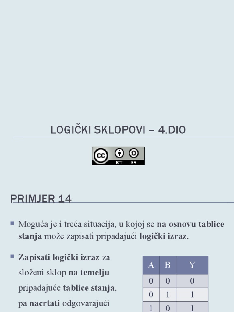 Logicki Sklopovi 4 Dio | PDF