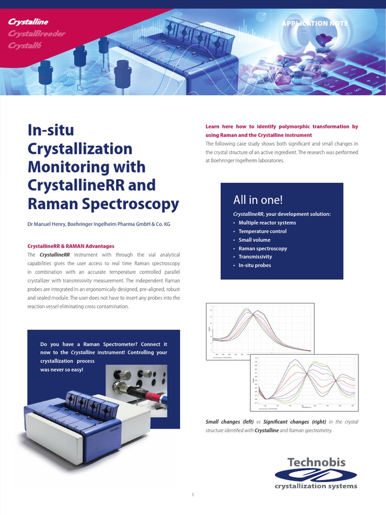 Application Note On CrystallineRR and RamanSpectros | PDF | Raman ...