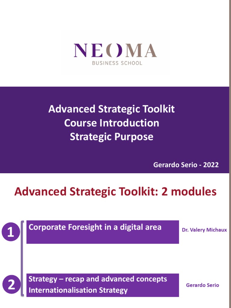 1 STR Advanced Toolkit Introduction & Purpose 2022 | PDF | Corporate ...