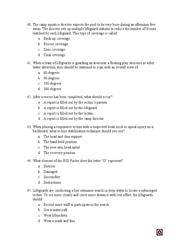 Bsa - Lifeguard - Instructor - Manual-2017 (Dragged) 5 | PDF