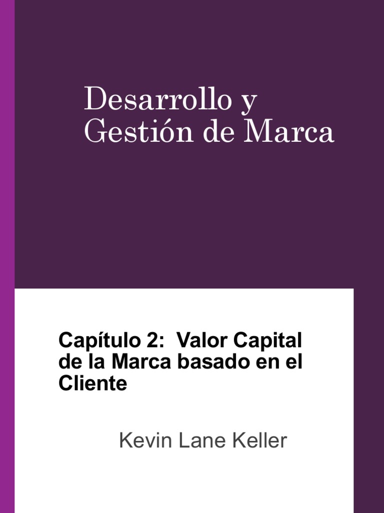 Clase 2 Valor Capital de La Marca Basado en El Cliente (Parte A) | PDF ...