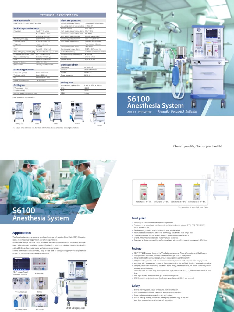 Ventilation Modes and Parameters of Anesthesia Machine | PDF | Clinical Medicine | Medical ...
