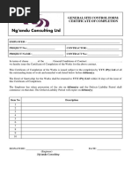 Construction Contract Variation Form PDF | PDF | General Contractor ...