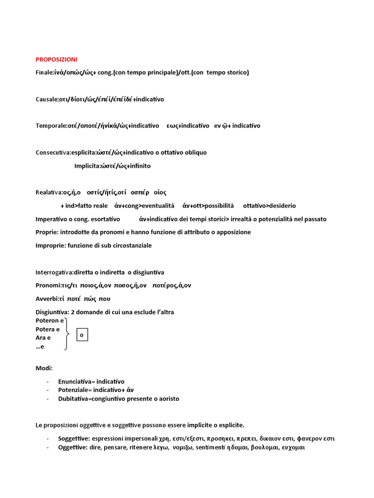 Sintassi Greca | PDF