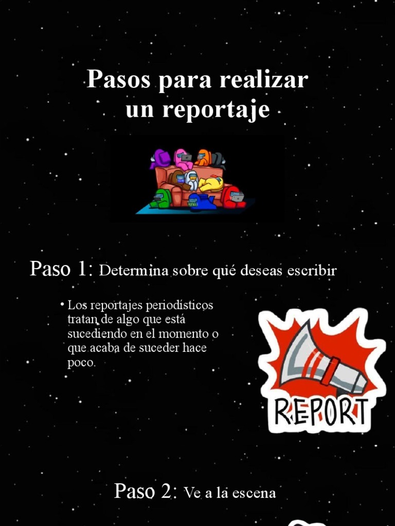 Guía Completa para Crear un Reportaje | PDF