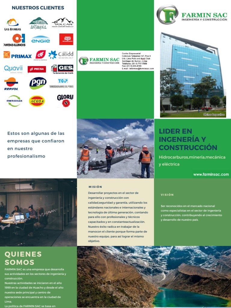 Folleto Farmin Borrador | PDF | Calidad (comercial) | Ingeniería