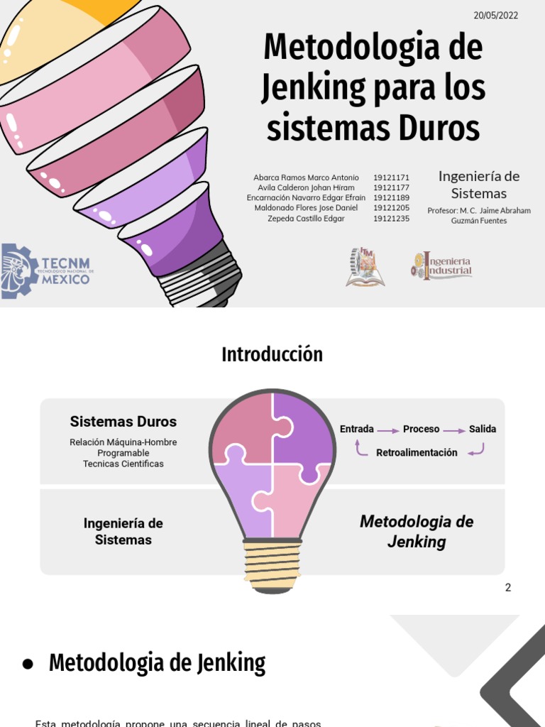 Metodología de Jenking para Los Sistemas Duros | PDF | Simulación ...