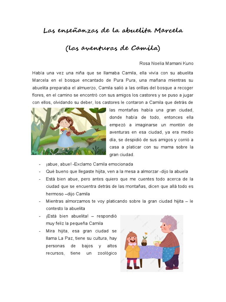 Cuento para 3ro de Primaria | PDF