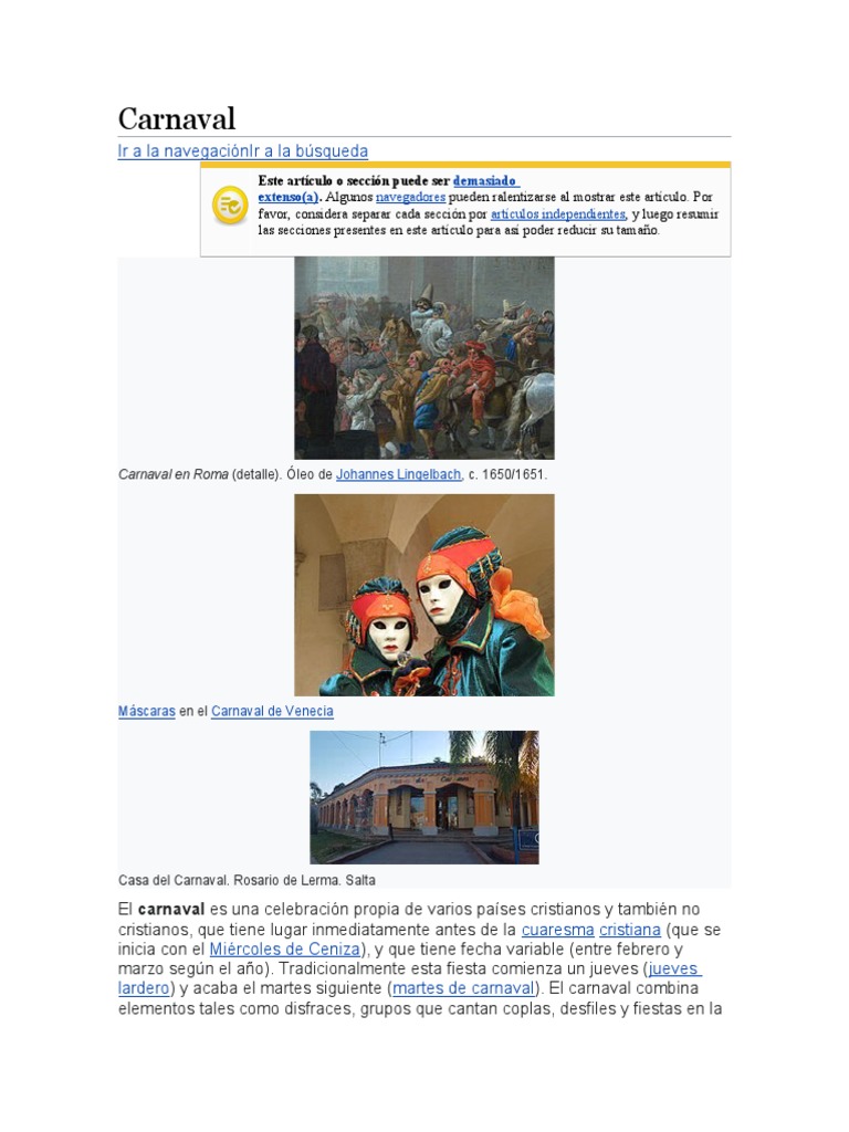 Carnaval | PDF | Carnaval | Desfile