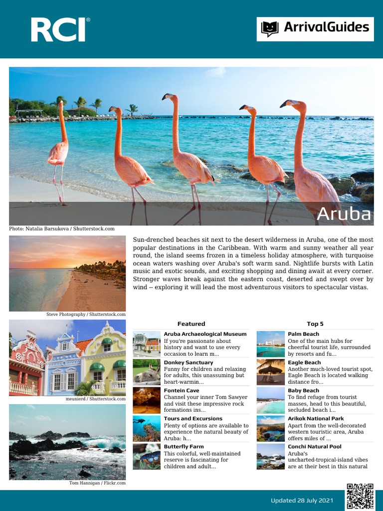Aruba en | PDF | Tourism | Physical Geography