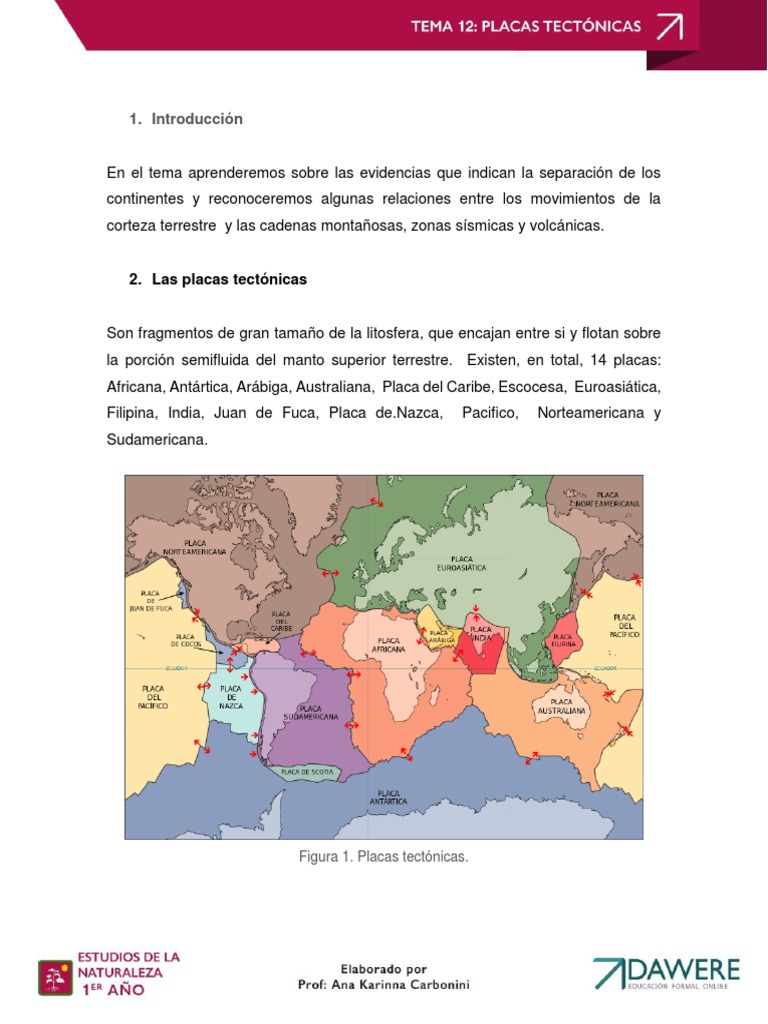 Placas Tectónicas | PDF | Placas tectónicas | Temblores