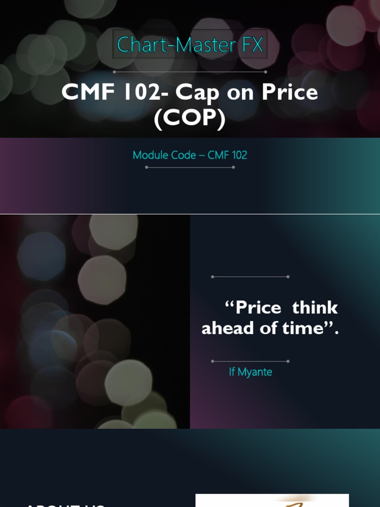 CMF 102 - Cap On Price (COP) | PDF | Financial Economics | Investing