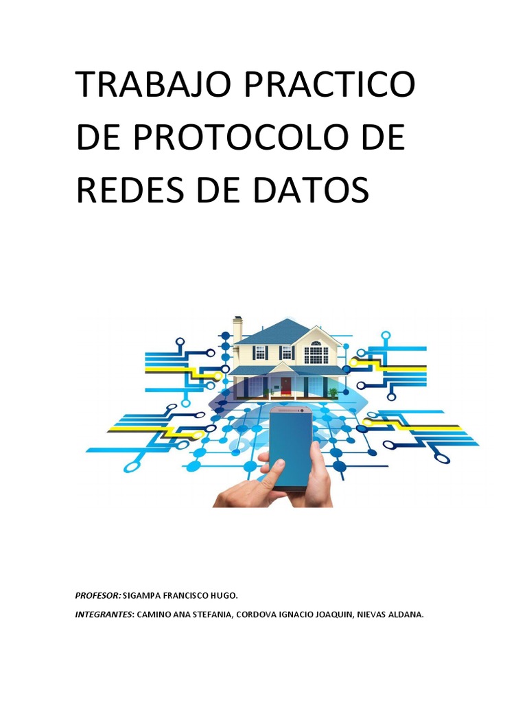 Trabajo Practico de Protocolo de Redes de Datos | PDF | Arduino | Informática