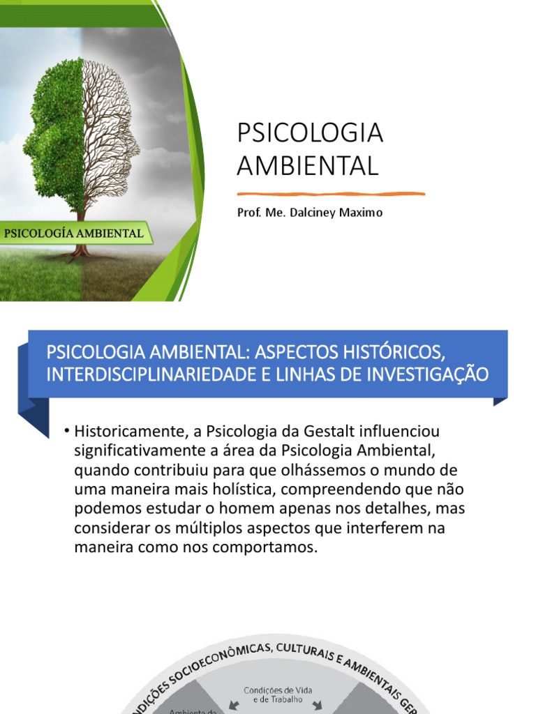 Psicologia Ambiental Aula I | PDF | Psicologia | Ambiente natural
