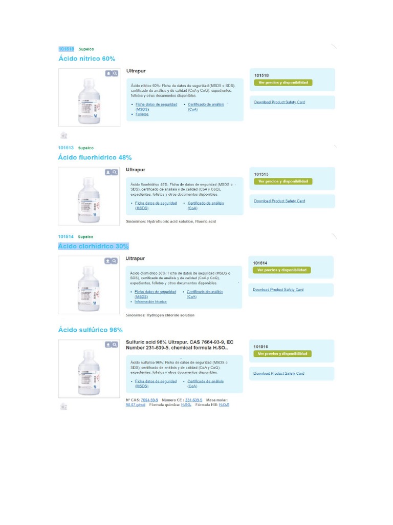 Cotizacion Reactivos Ulima | PDF