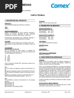 Ficha Técnica de VINIMEX TOTAL COMEX | PDF | Pintar | Agua