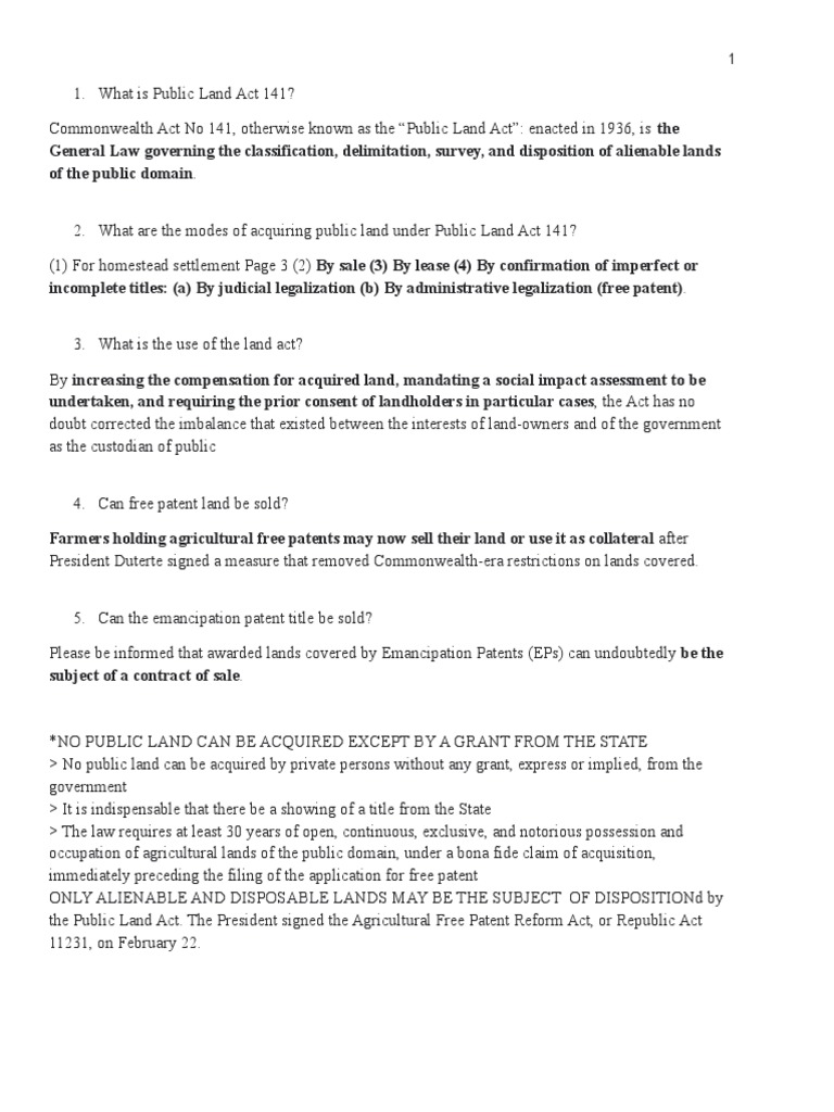 CA 141 Infoz | PDF | Patent | Private Law