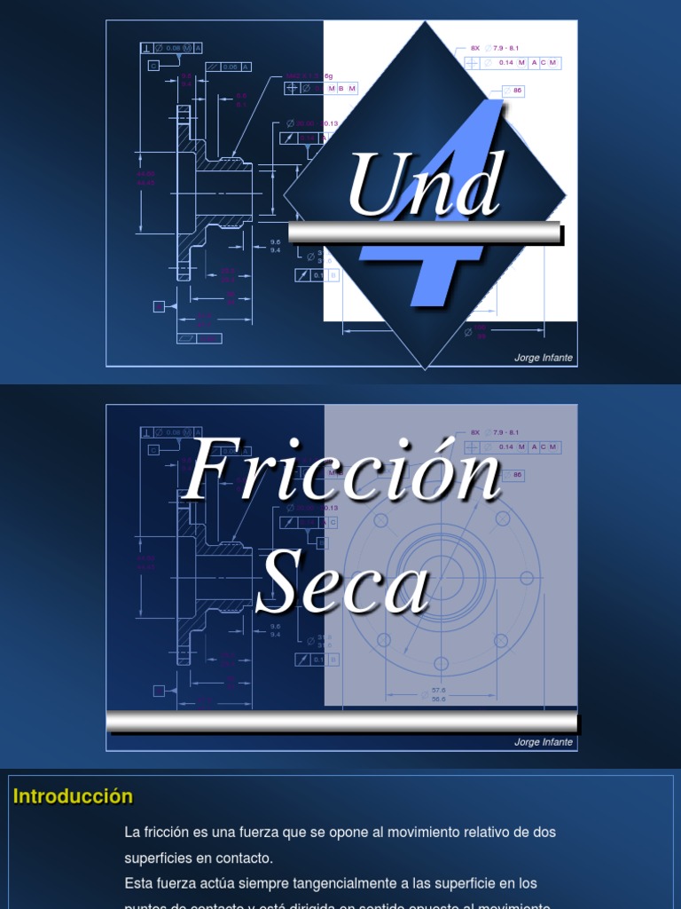 Fricción Seca | PDF | Fricción | Fuerza