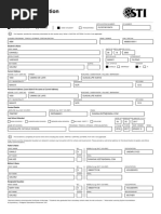STI College Student Application Form | PDF | Tuition Payments | Fee