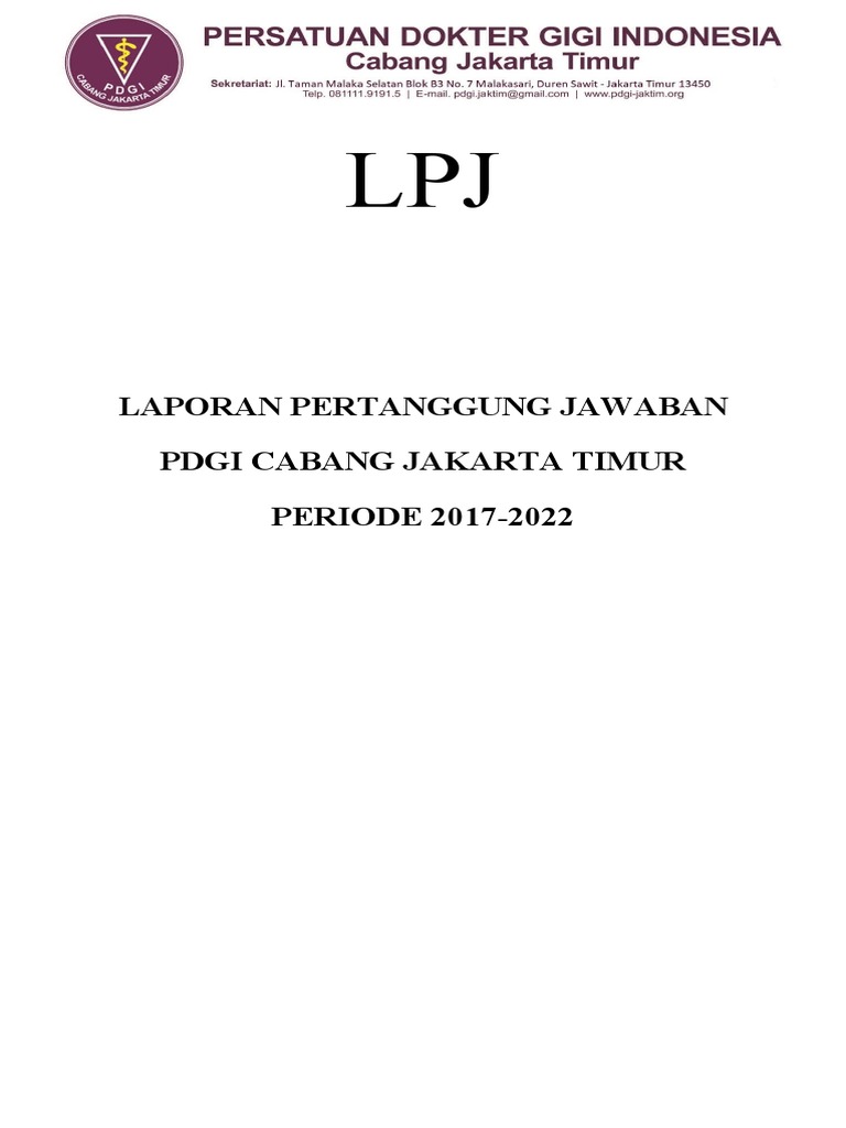 Draf LAPORAN Masing - Masing Seksi | PDF